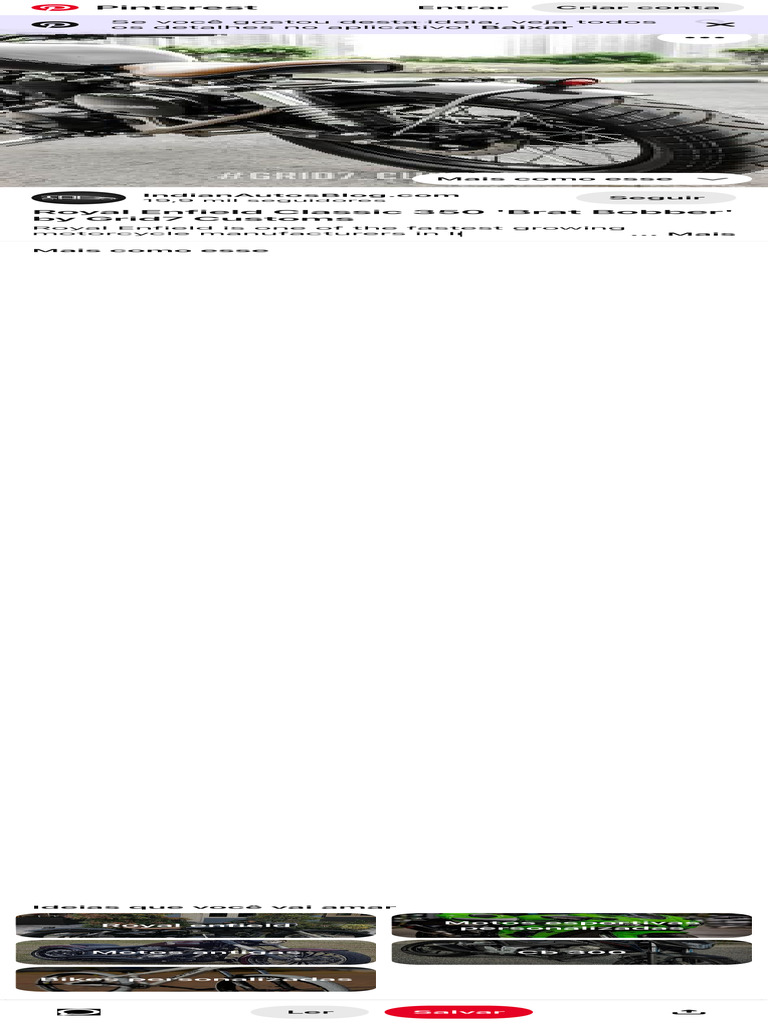 Royal Enfield Classic 350 'Brat Bobber' by Grid7 Customs | PDF