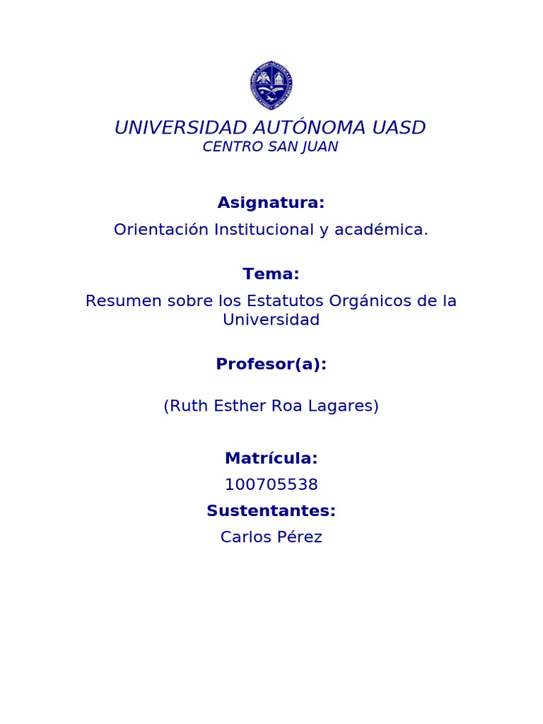 Universidad Autónoma Uasd | PDF | Universidad | Institución