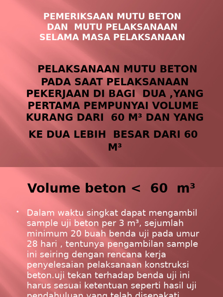 Bahan Beton 4 | PDF