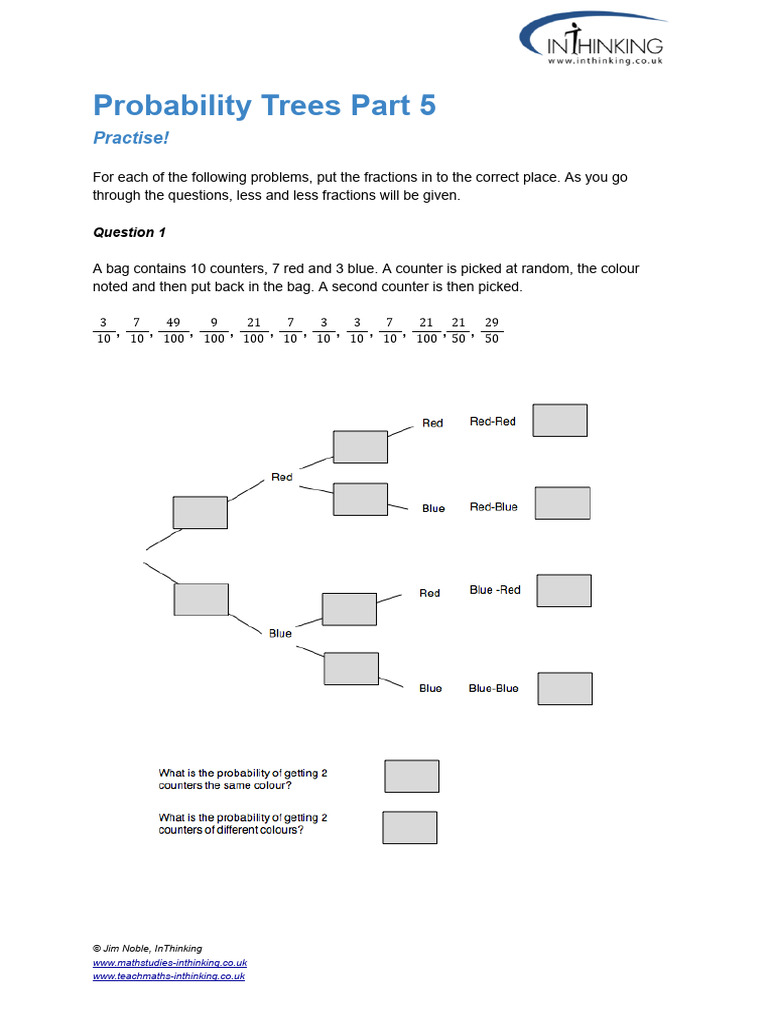 Probability Trees | PDF