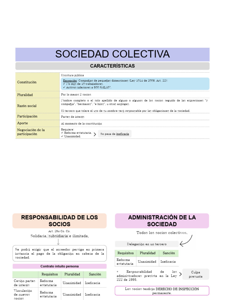 Tipos Societarios | PDF