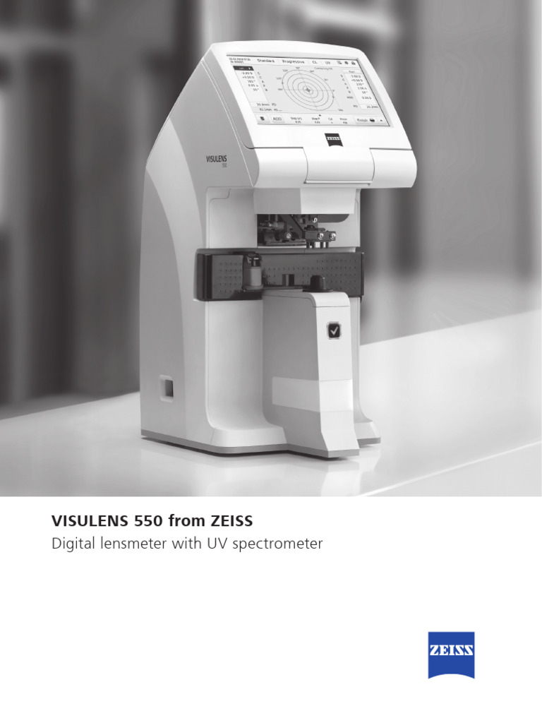 Zeiss Visulens 550 | PDF