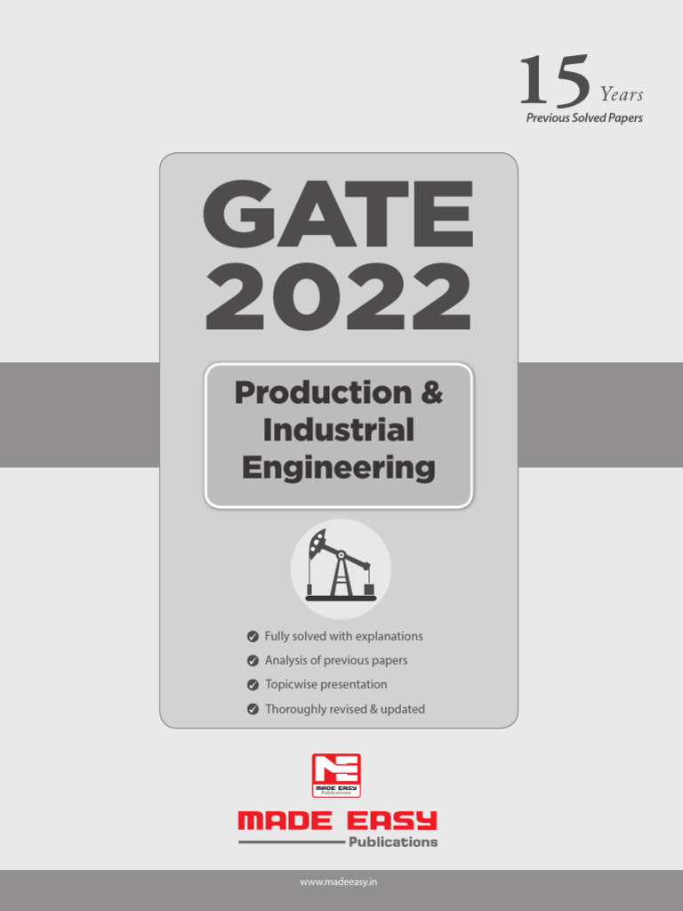 PI - GATE 2022 - Sample | PDF