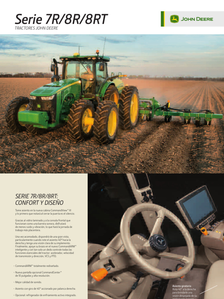 a129mx0519 Serie 7r 8r 8rt Tractores | PDF
