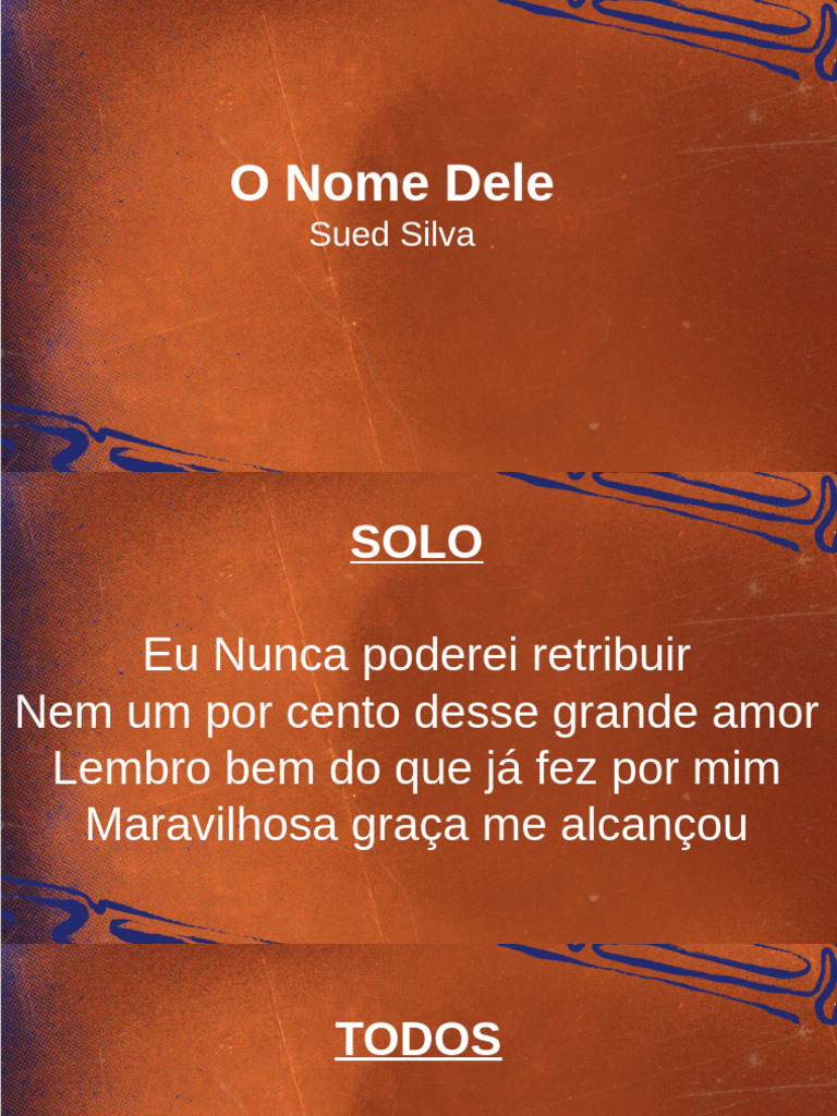Slide UJADEC - O Nome Dele | PDF