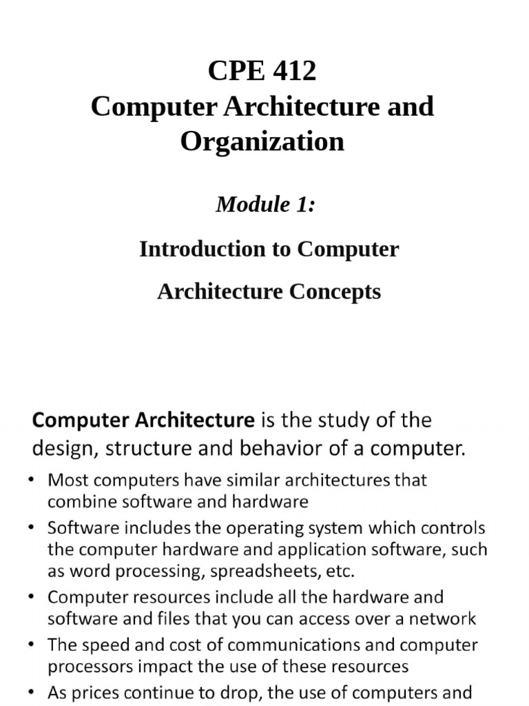 Computer Architecture | PDF