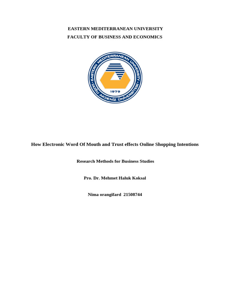 Research Method Proposal | PDF