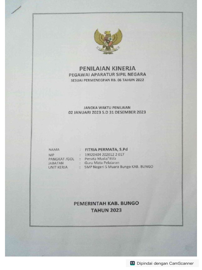 SKP 2023 Fitria Permata | PDF