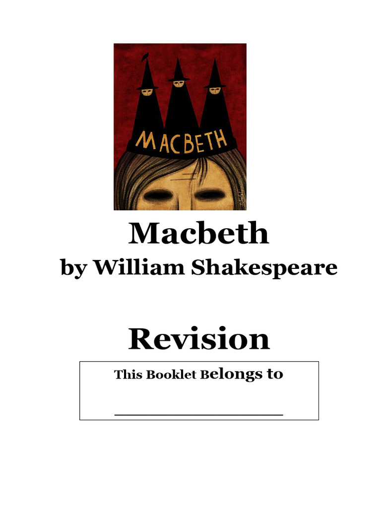 Macbeth Revision Booklet | PDF