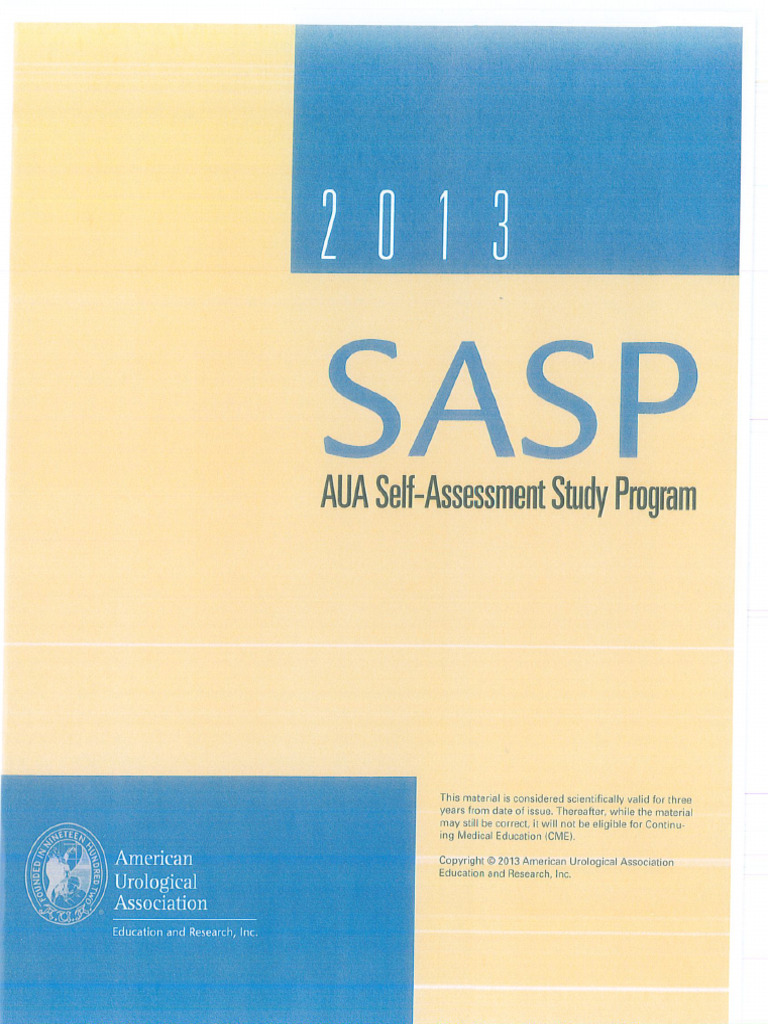 SASP Urology 2013 Questions and Answers 1 To 150 | PDF
