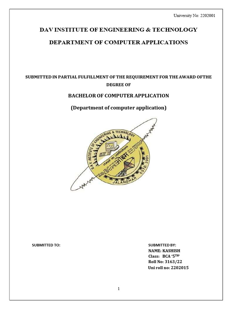 Gaurav Project Report File | PDF