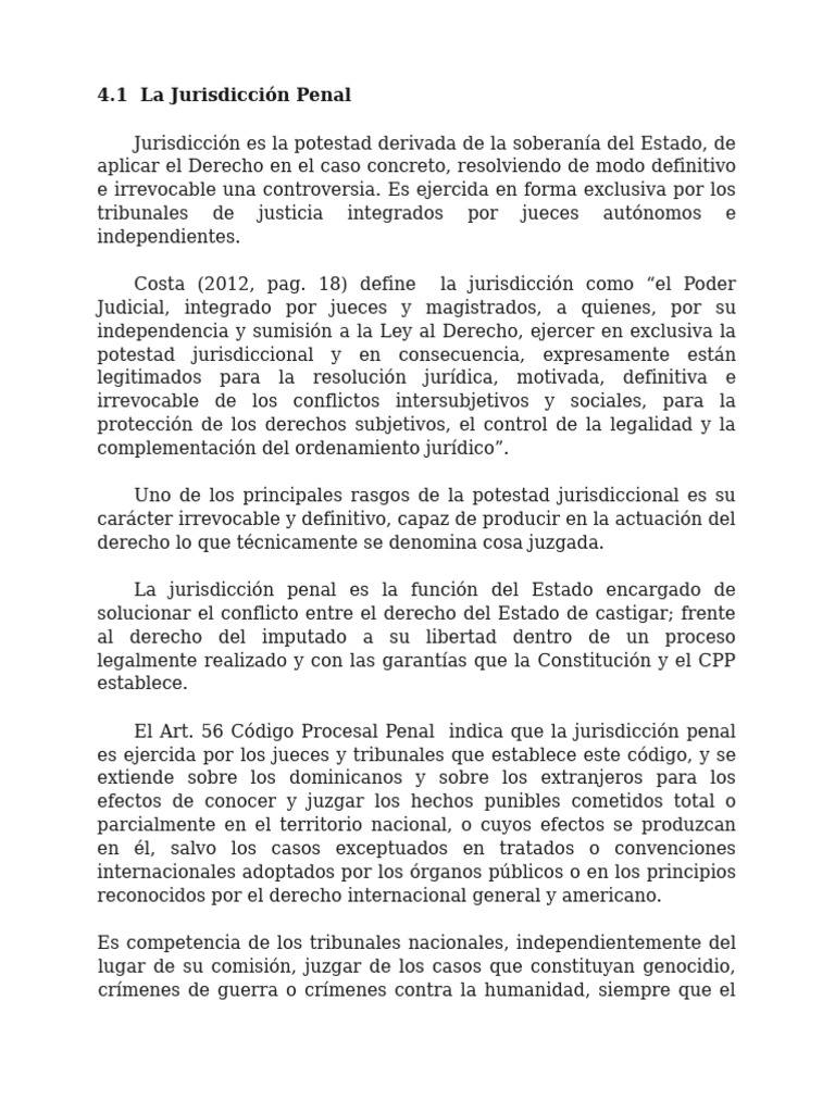 Curso Didáctico de Derecho Procesal Penal-Tomo1 cap4 | PDF