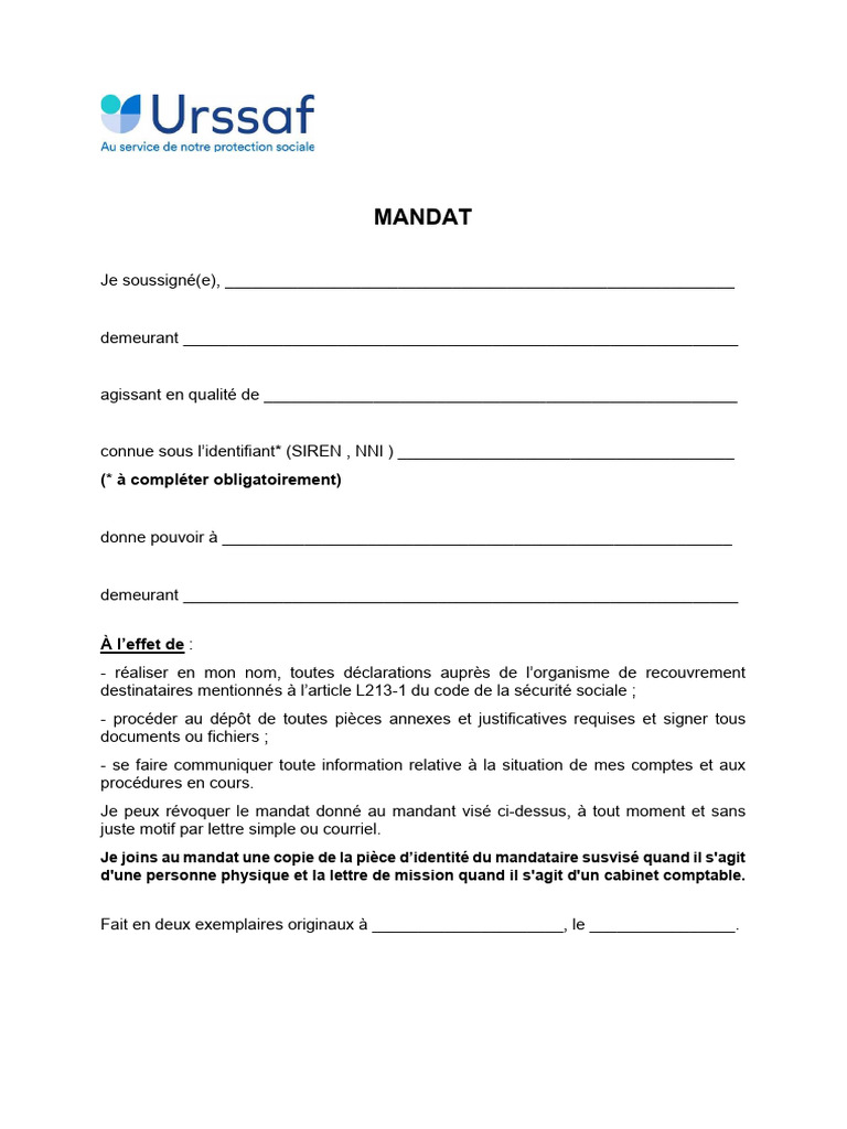 Mandat | PDF