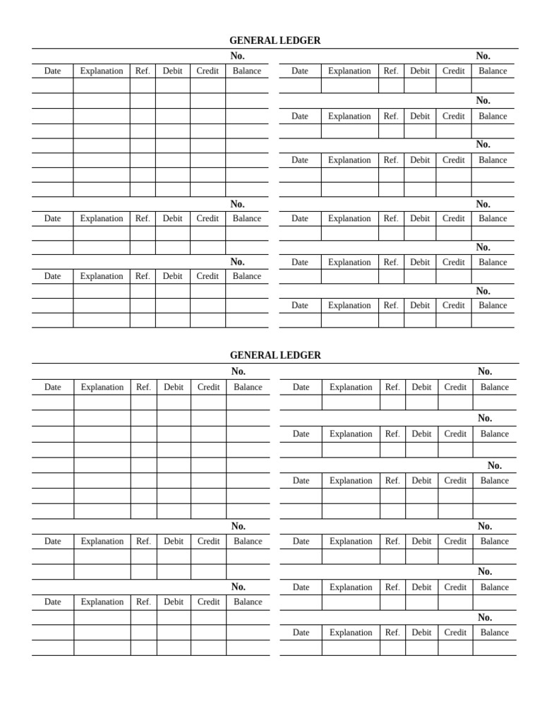 GENERAL LEDGER | PDF