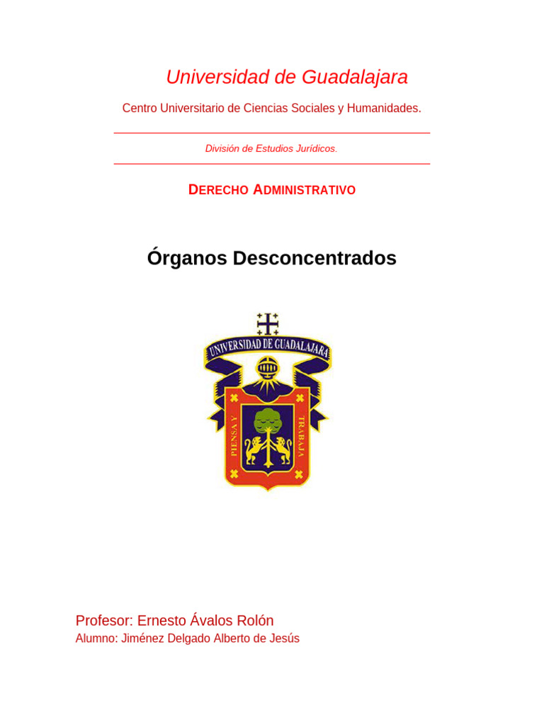 Órganos Desconcentrados | PDF