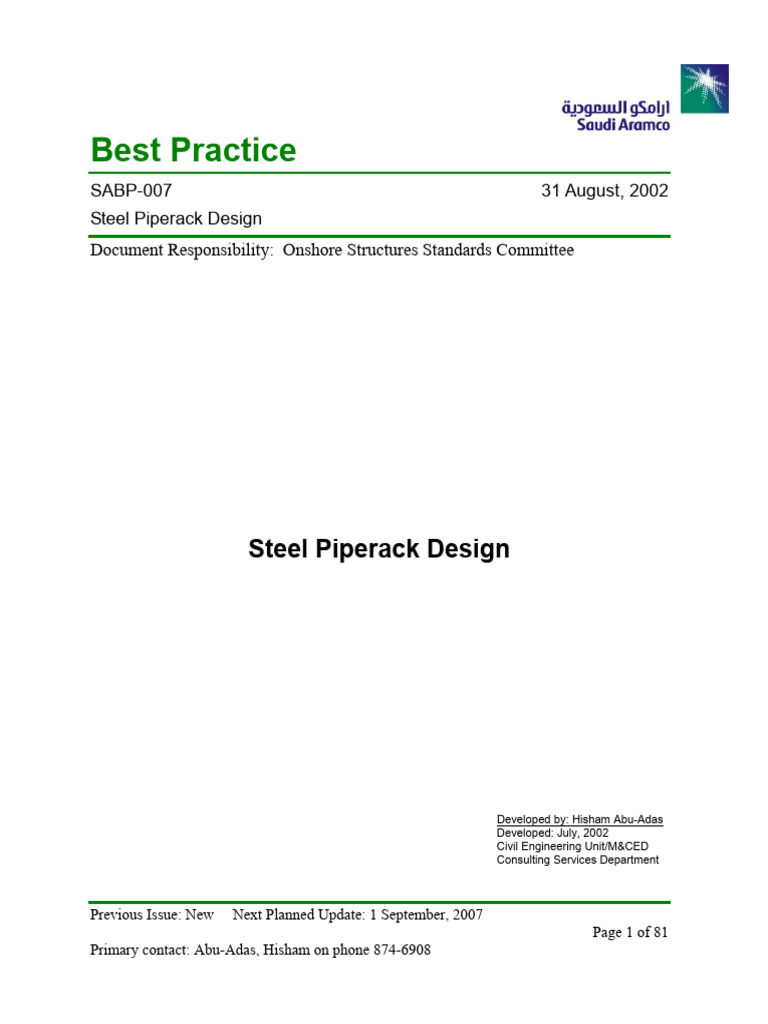 Design_of_pipe_rack__1728371114 | PDF