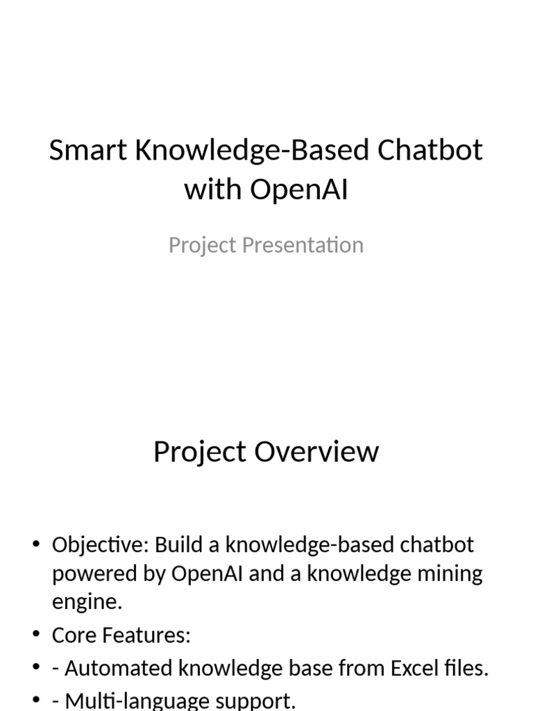 ChatGPT Knowledge Chatbot | PDF
