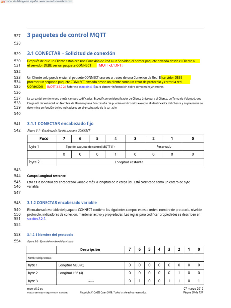 mqtt-v5 0-30-62 en Es | PDF