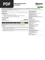 IVV Ishares Core S P 500 Etf Fund Fact Sheet en Us | PDF | Investment ...