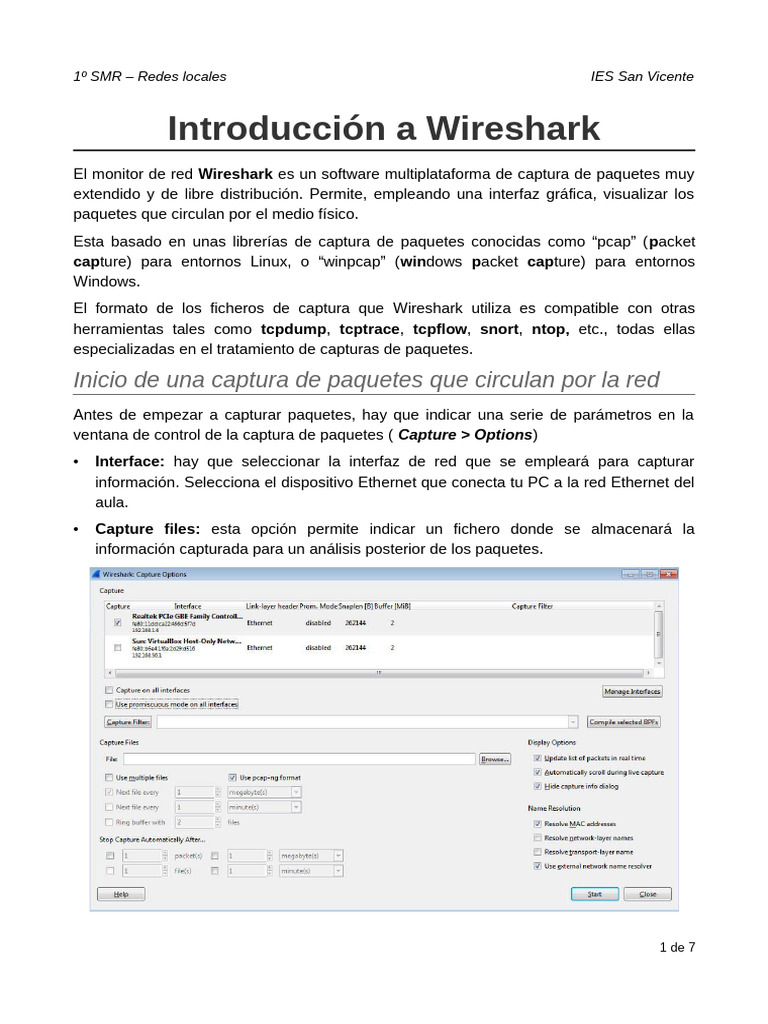 Manual Wireshark | PDF