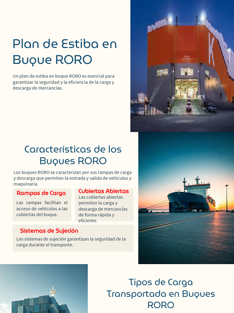 Plan de Estiba en Buque RORO | PDF