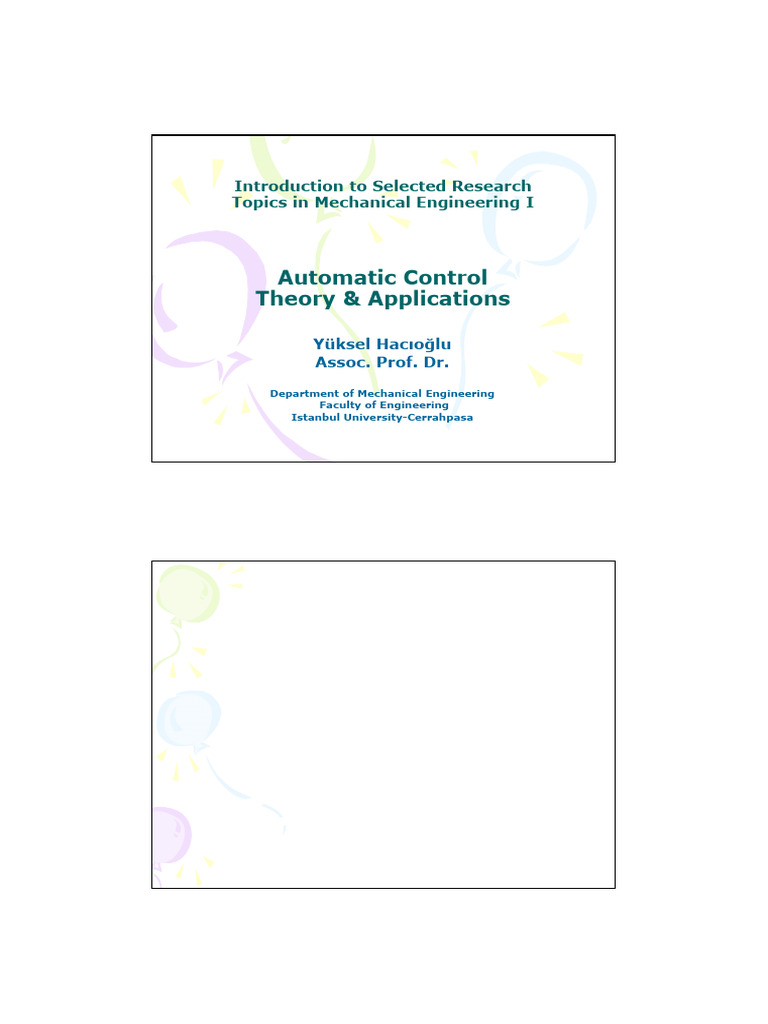 Automaticcontroltheory Applications Pdf