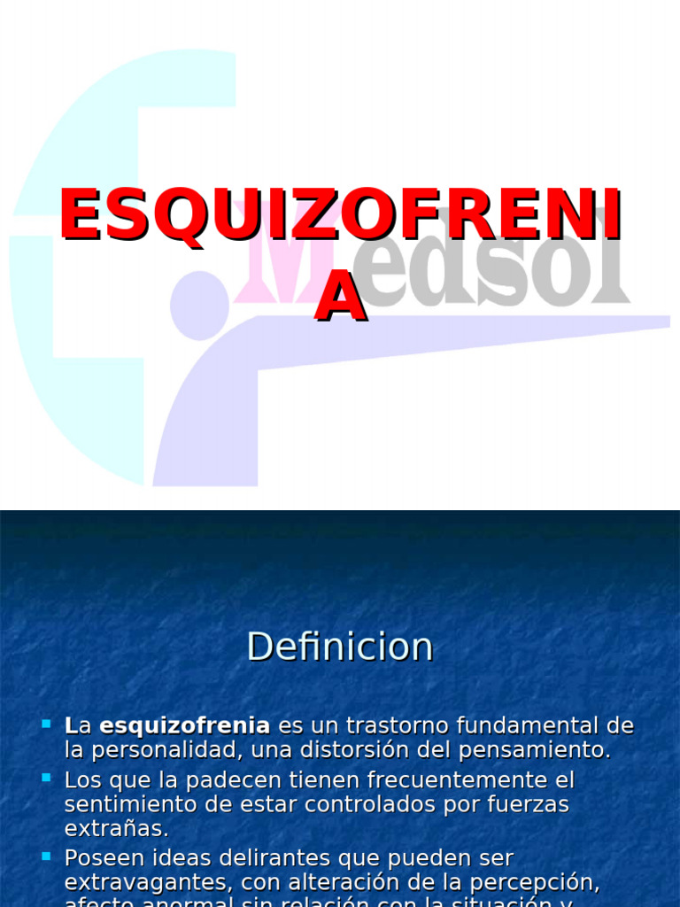 Esquizofrenia | PDF