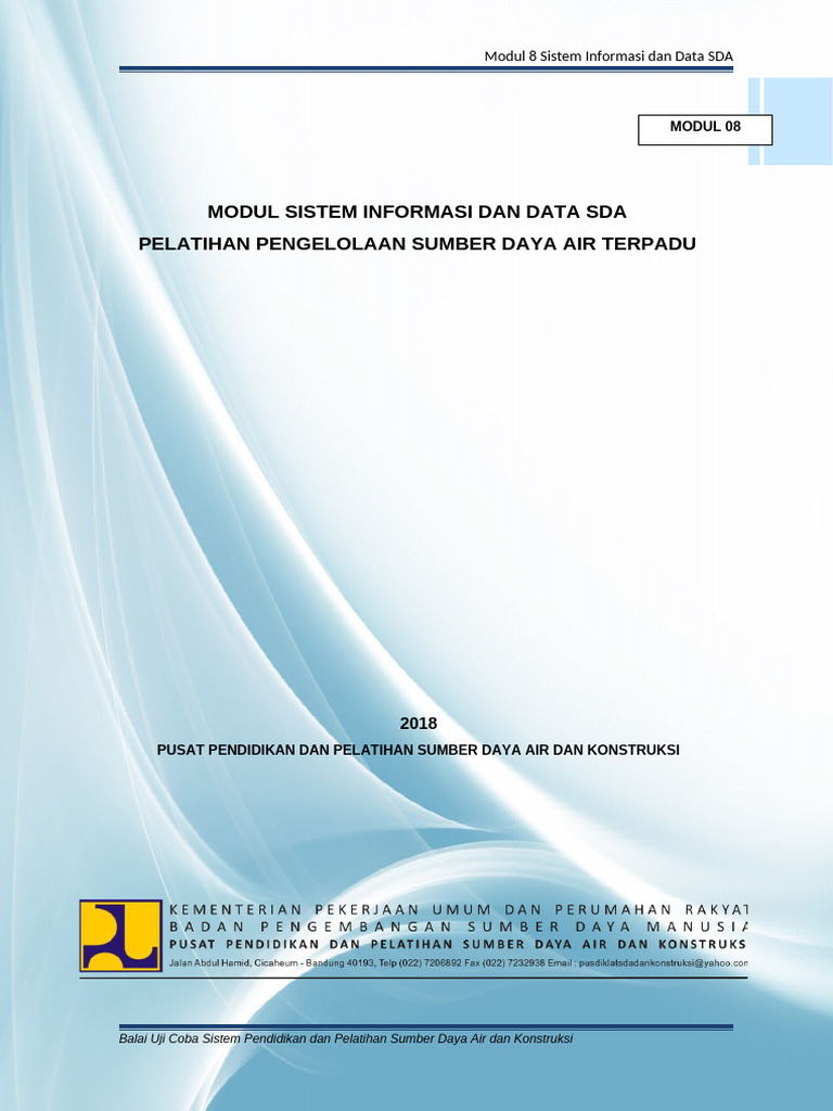 Sistem Informasi Dan Data SDA | PDF
