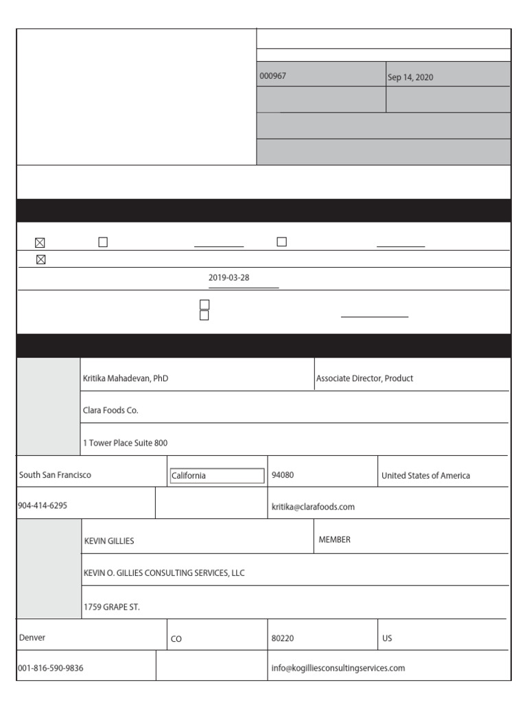 GRAS Notice GRN 967 Soluble Egg White Protein | PDF | Food And Drug ...