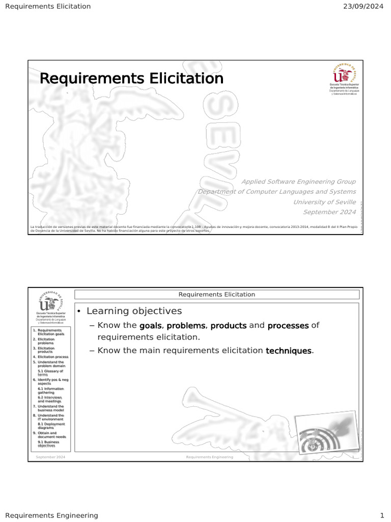 IR-EnG-03 - Requirements Elicitation (2024!09!23) | PDF