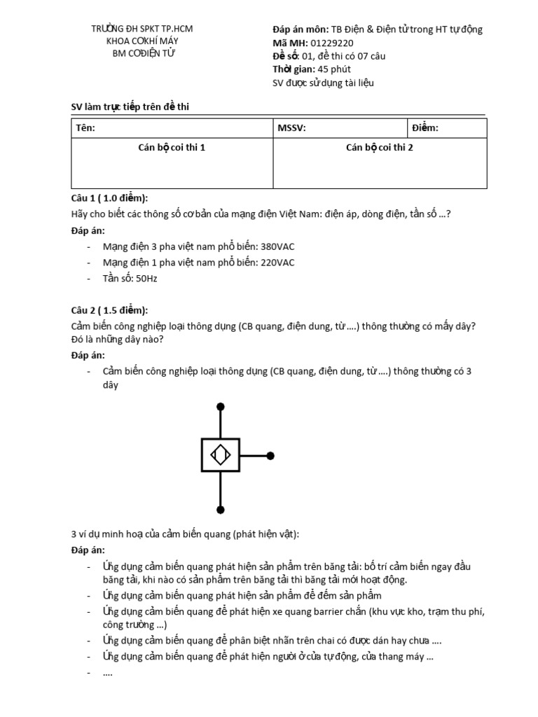 Tu-Dong-Hoa-Qua-Trinh-San-Xuat - Final-Tbd-Hkii2012 - Answer - (Cuuduongthancong - Com) | PDF