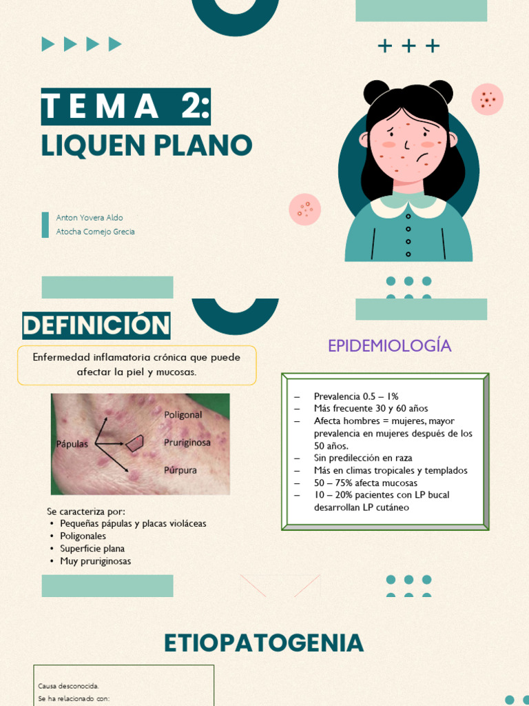 Tema 2 Liquen Plano | PDF
