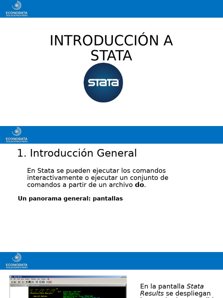 Introducción A Stata | PDF