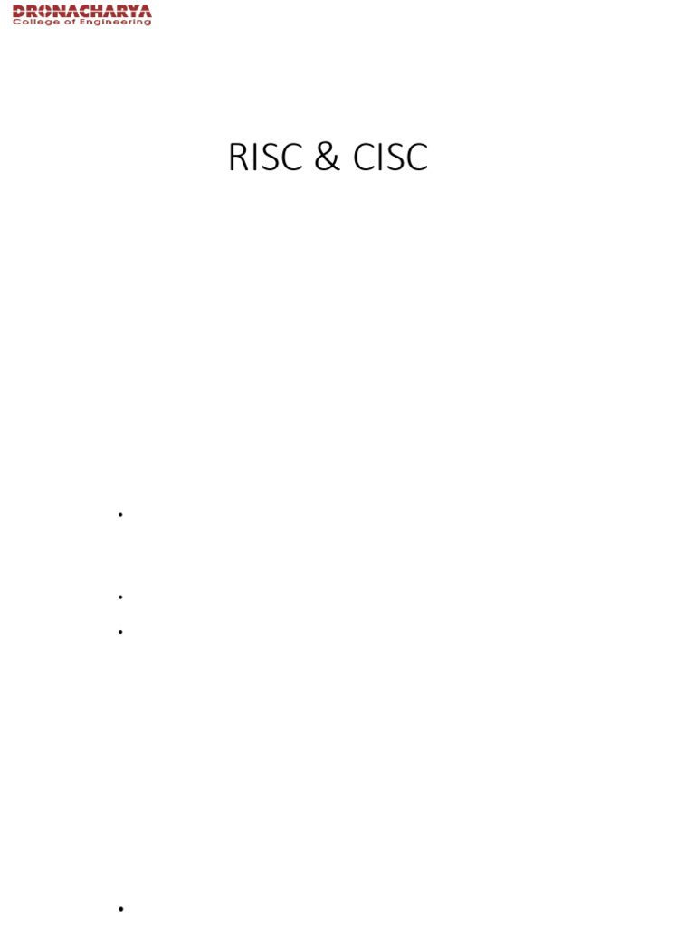 Lec 11 Risc Cisc | PDF | Central Processing Unit | Business