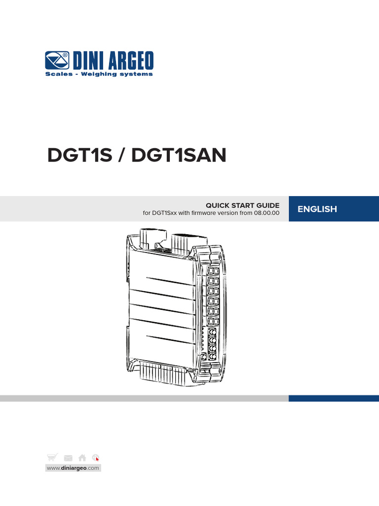 Tech Man Eng DGT1S QSG 08.00.00 | PDF