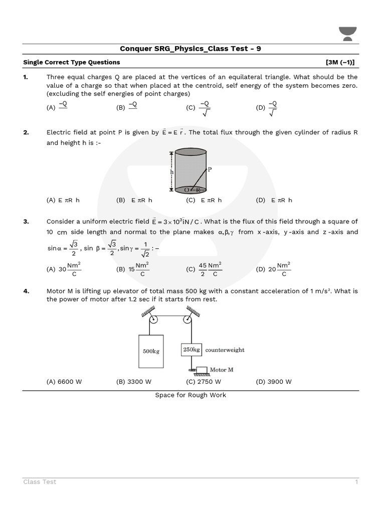 Conquer SRG CT - 09 - (05-21-2024) - SC - Phy | PDF