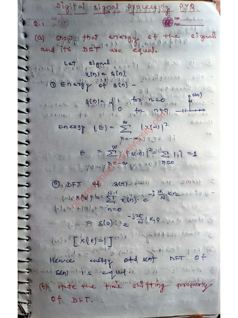 DSP 2021 Pyq Solution | PDF
