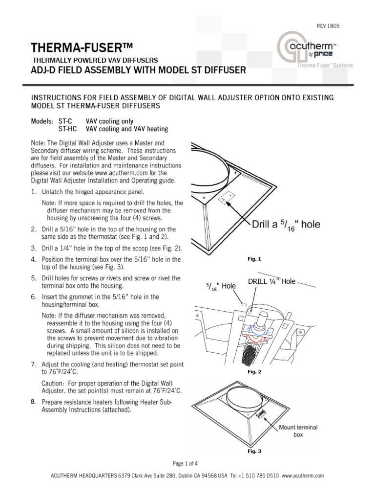 Ventilas Therma-Fuser | PDF