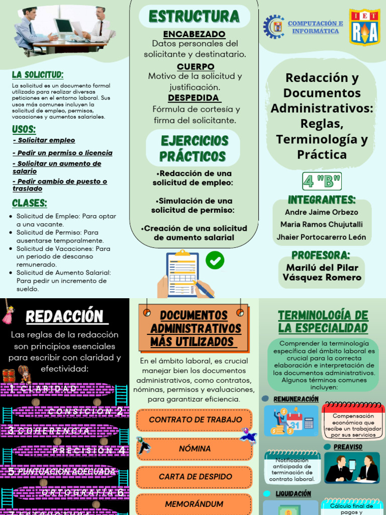 Triptico de Redaccion | PDF