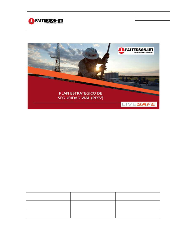 Anexo No. 21 Hseq-Pr32 Plan Estrategico de Seguridad Vial - 2022 v2. | PDF