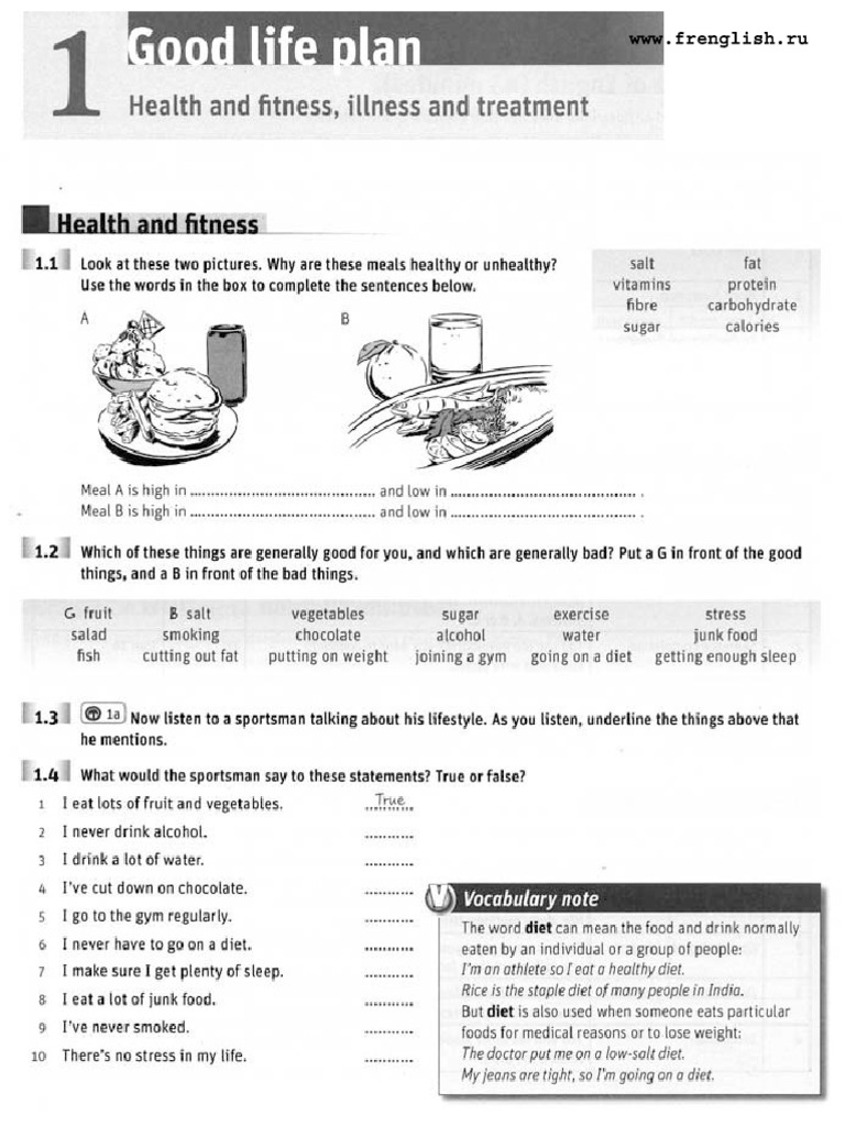 FCE vocabulary unit 1 | PDF