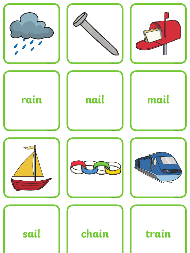Phonics Ai Matching Cards | PDF