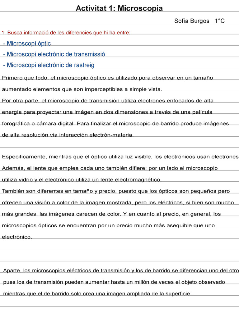 Activitat Micros | PDF