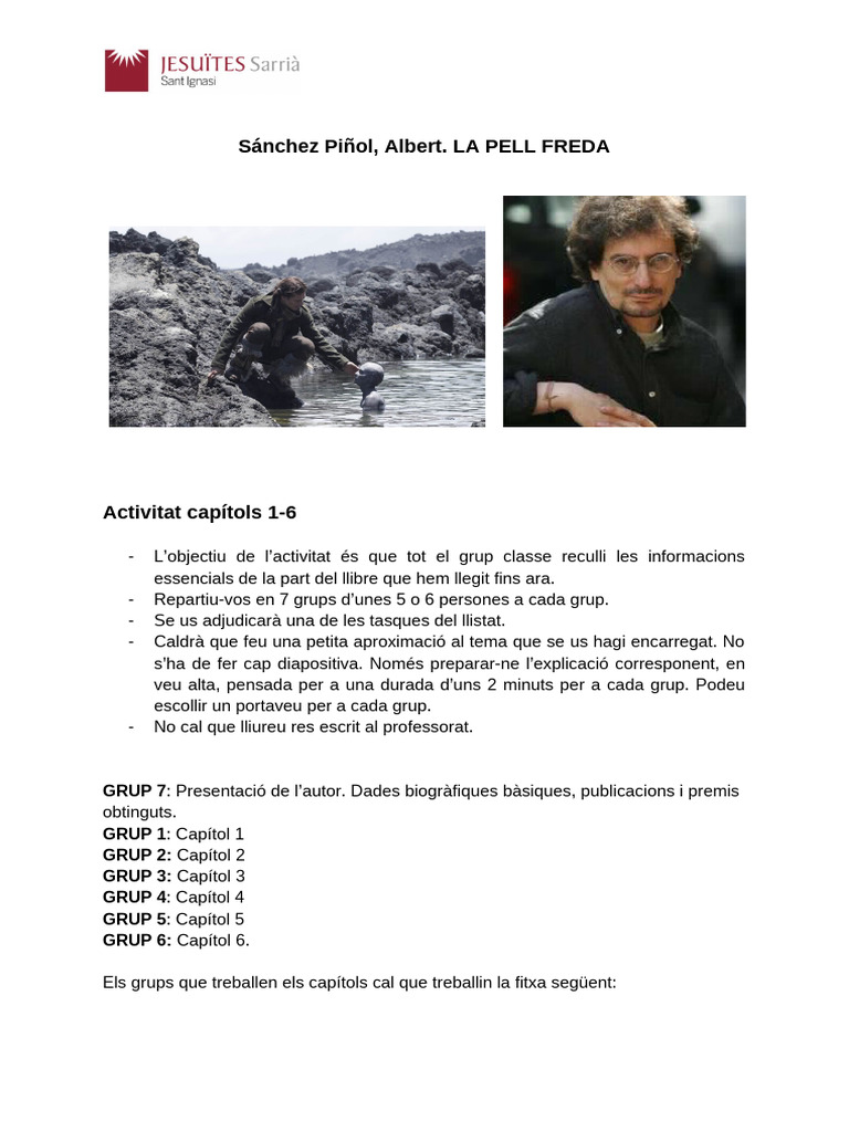 La Pell Freda - Autor I Primers Capítols | PDF