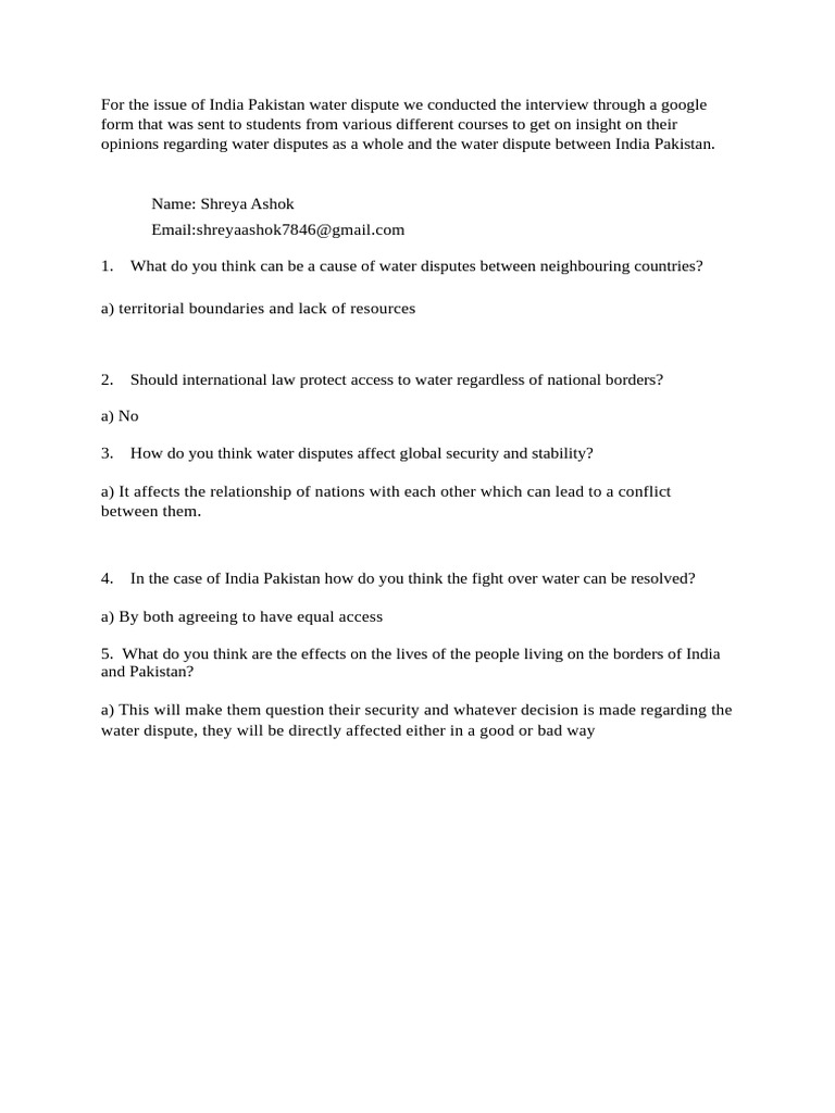 Interview Prisha Dogra | PDF