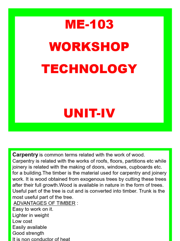 Me - 103 Unit - Iv | PDF