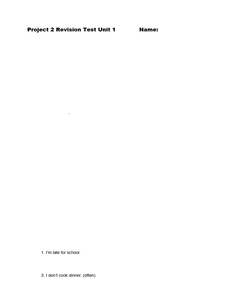 English Grammar Practice Test | PDF