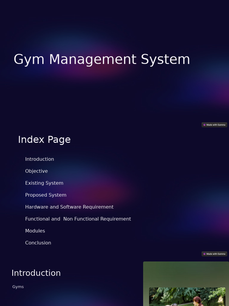 Gym Management System | PDF