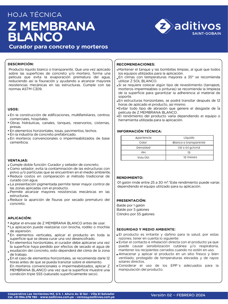 5.HT Z Membrana Blanco | PDF