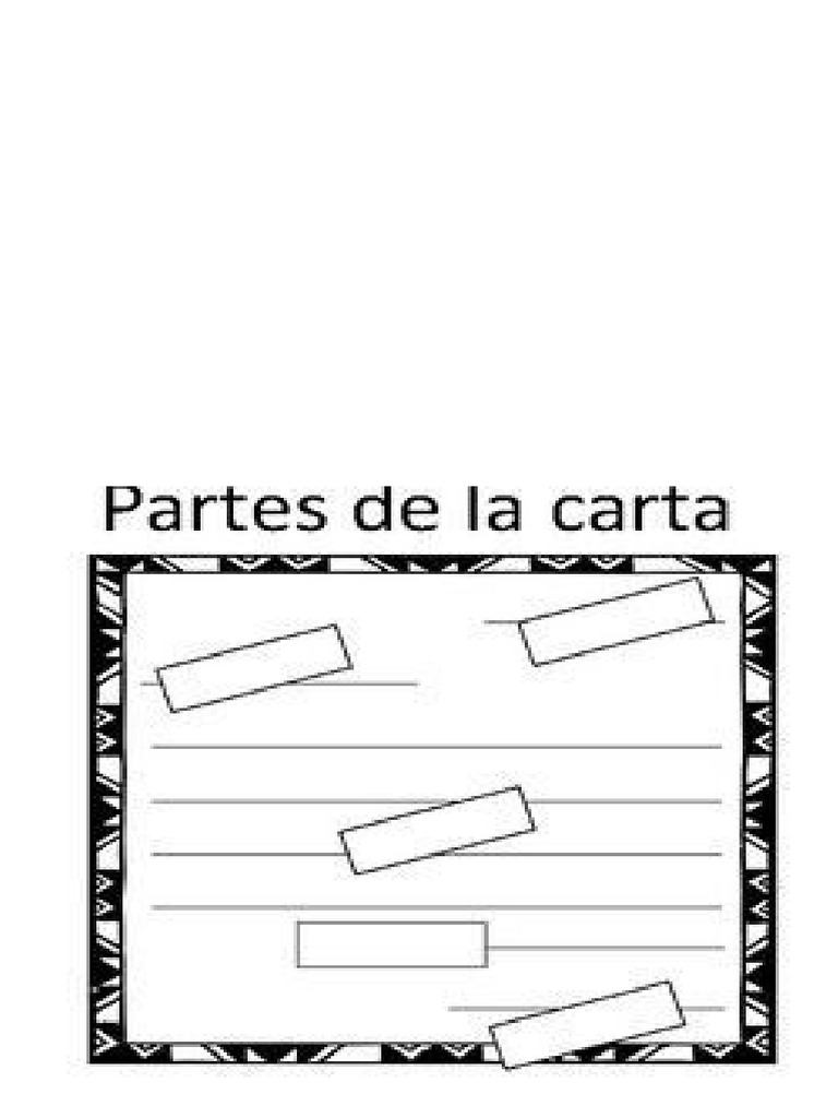 Prueba Las Partes de La Carta | PDF